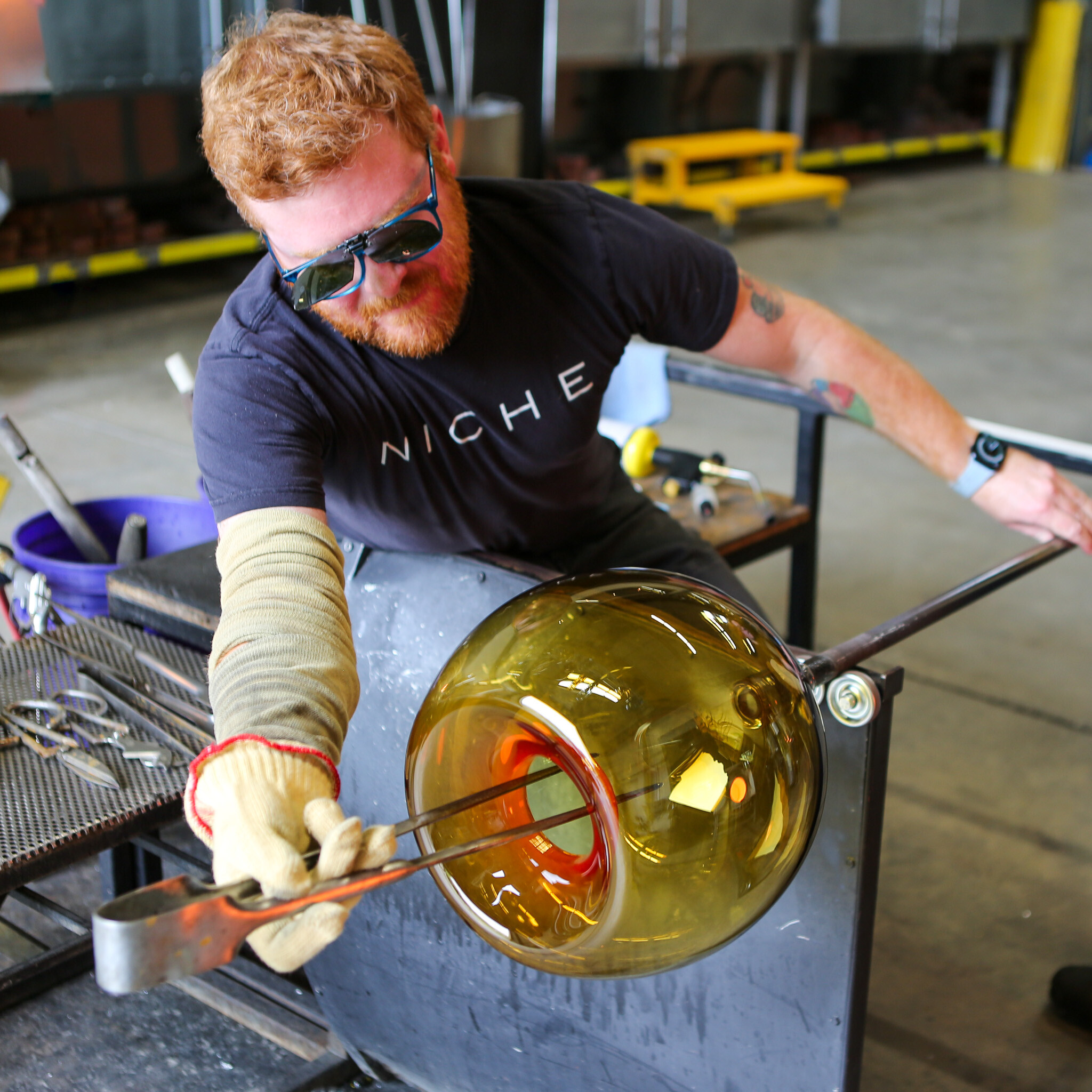 Glass blowing supplies store